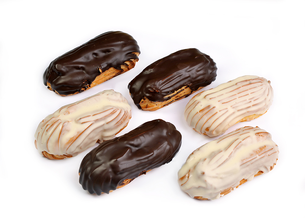 Ekleer šokolaadikreemiga, Ekleer vaniljekreemiga